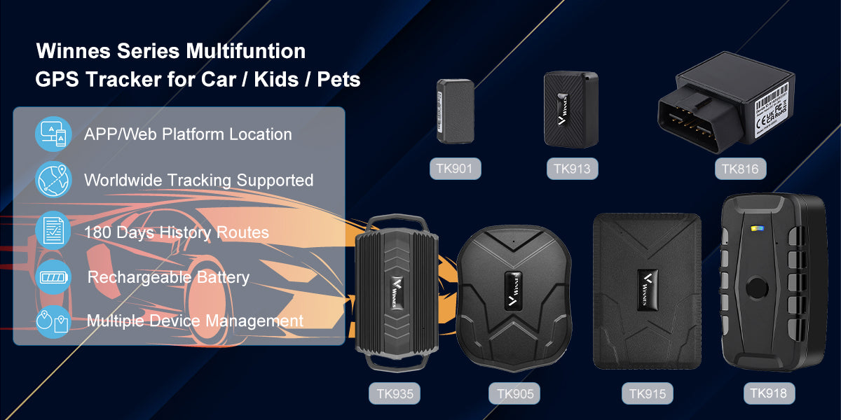 WINNES GPS TRACKER, TKSTAR GPS,TK905 GPS, TK915 GPS, Pet GPS, CAR GPS